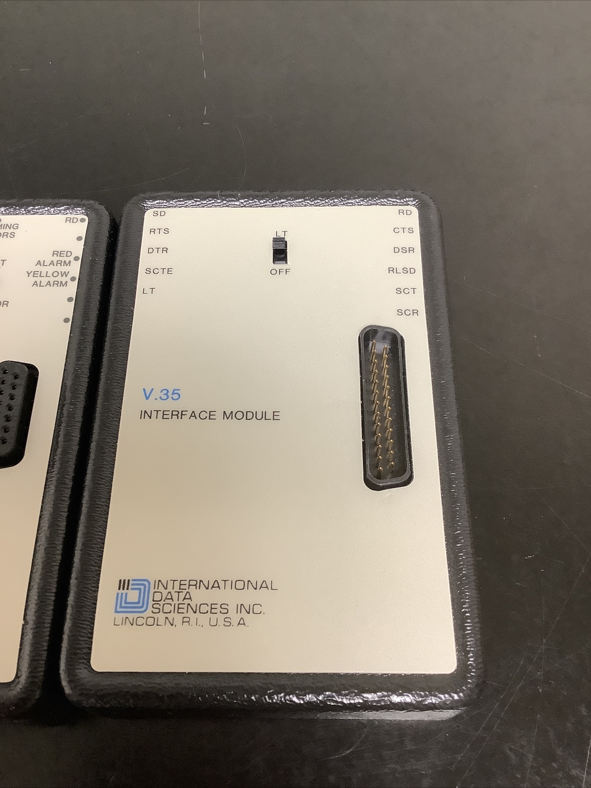 Lot Of 2 International Data Sciences Interface Modules DS1/D4 And V.35 ...