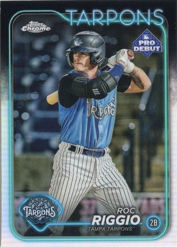 2024 TOPPS PRO DEBUT CHROME REFRACTOR BASEBALL CARD ROC RIGGIO | eBay