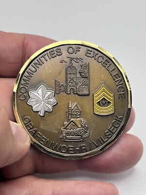 Vintage US Army 409th Base Support Battalion Command Team Coin ...