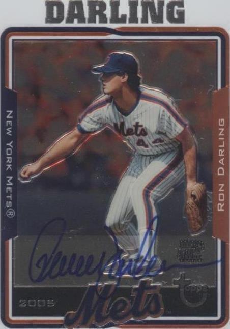 2005 Topps Retired Signature Edition - Autographs Ron Darling #TA-RD ...