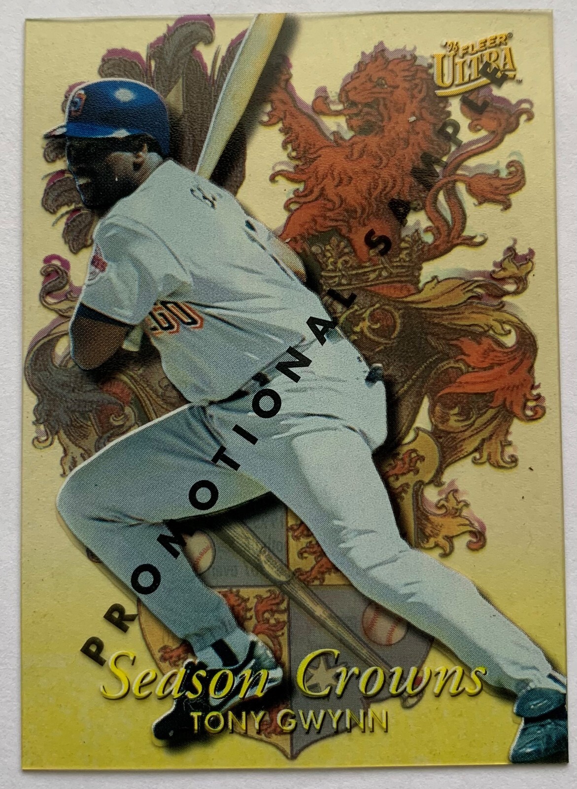 1996 FLEER ULTRA TONY GWYNN SAN DIEGO PADRES #2 SEASON CROWNS PROMO ...