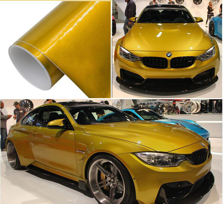 Entire Car Wrap Glossy Candy Metallic Gloss Vinyl Film Vehicle Graphics ...