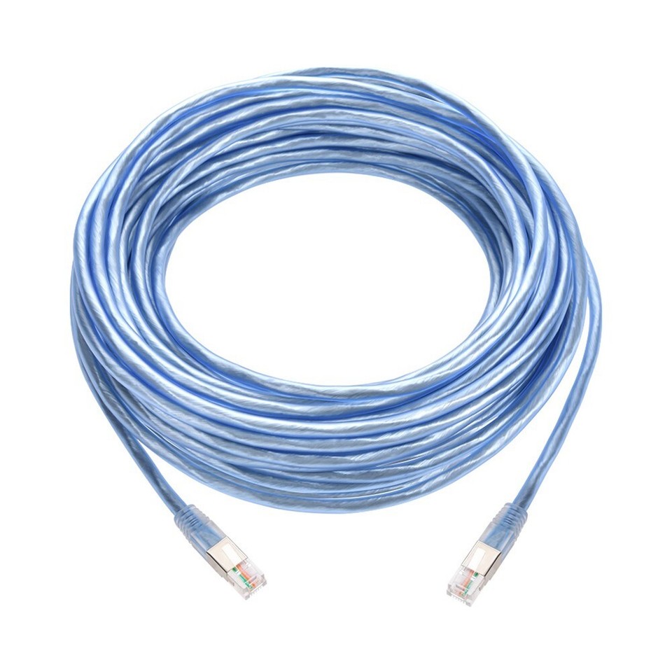 50FT RJ11 6P4C Shielded Telephone Phone Line Cable Cord Modem DSL ...