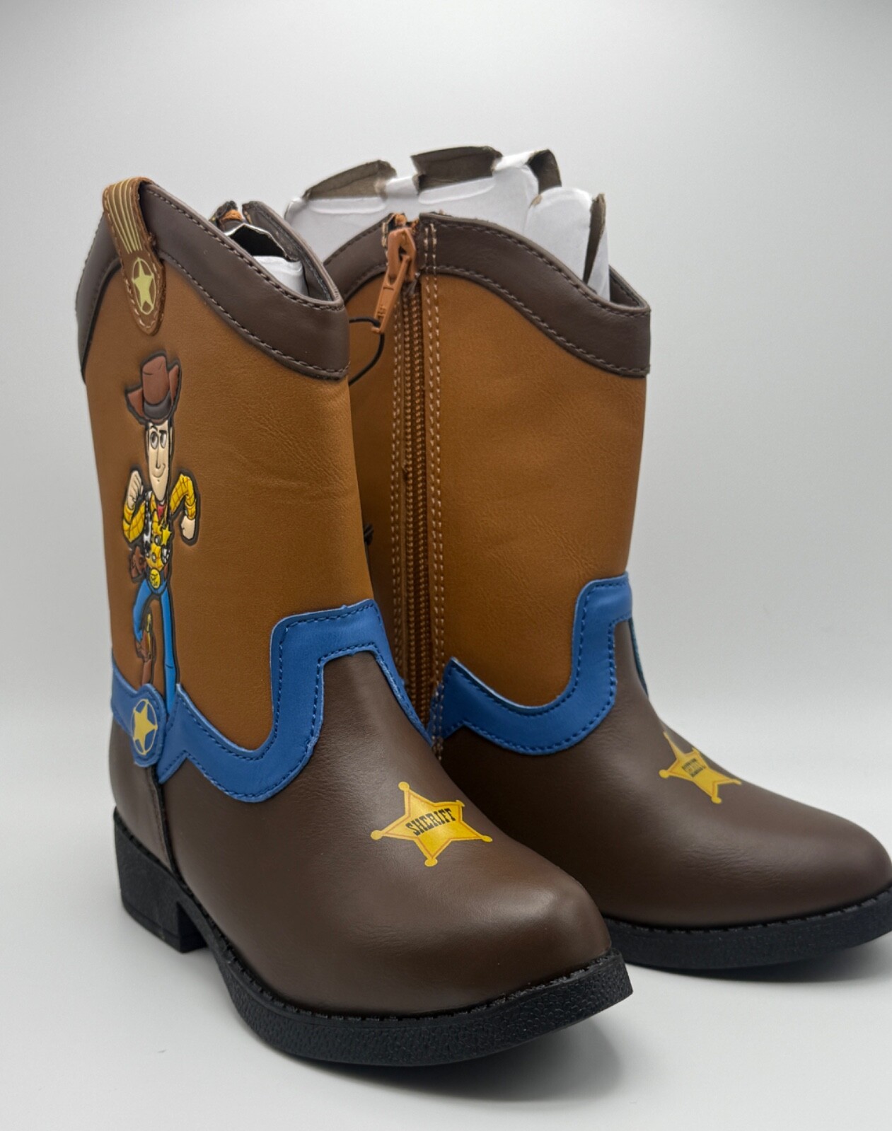 Disney Toddler Kids License Cowboy Boots, Toy Story Woody Tan | eBay