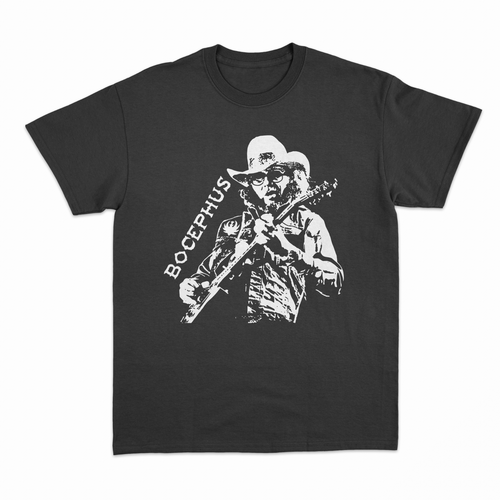 Men's Hank Williams Jr Bocephus Vintage Country Music Outlaw T-Shirt ...