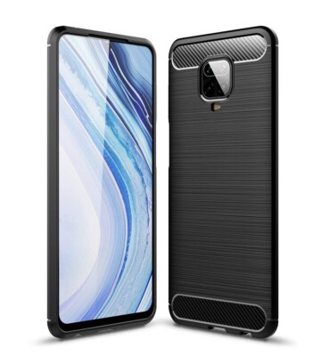 For Xiaomi Redmi Note 9 Pro Case Carbon Fibre Gel Cover Ultra Slim ...