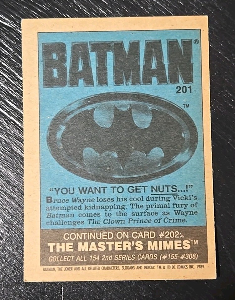 1989 Topps Batman You Want to Get Nuts! #179 | eBay