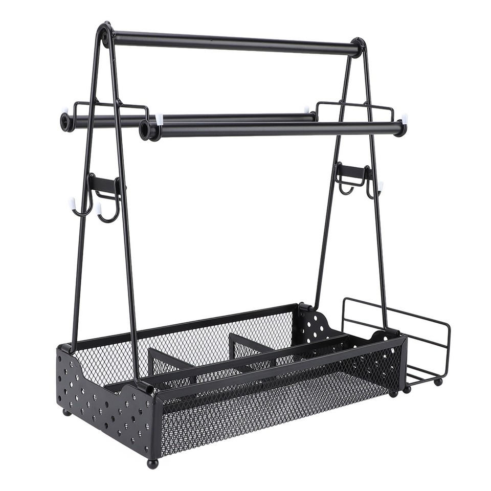 Bbq Condiment Holder With Paper Towel And Napkin Holder Metal Mesh ...