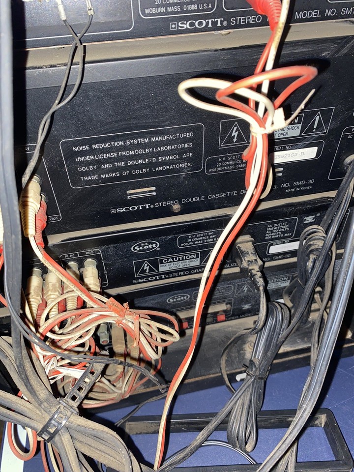 Scott Stereo System W/Turntable, Dual Cassette Player,Equalizer ...