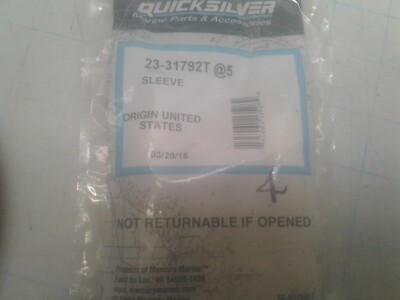 Boat Marine Quicksilver Bulb Primer 23-31792T X4 Sleeves | eBay
