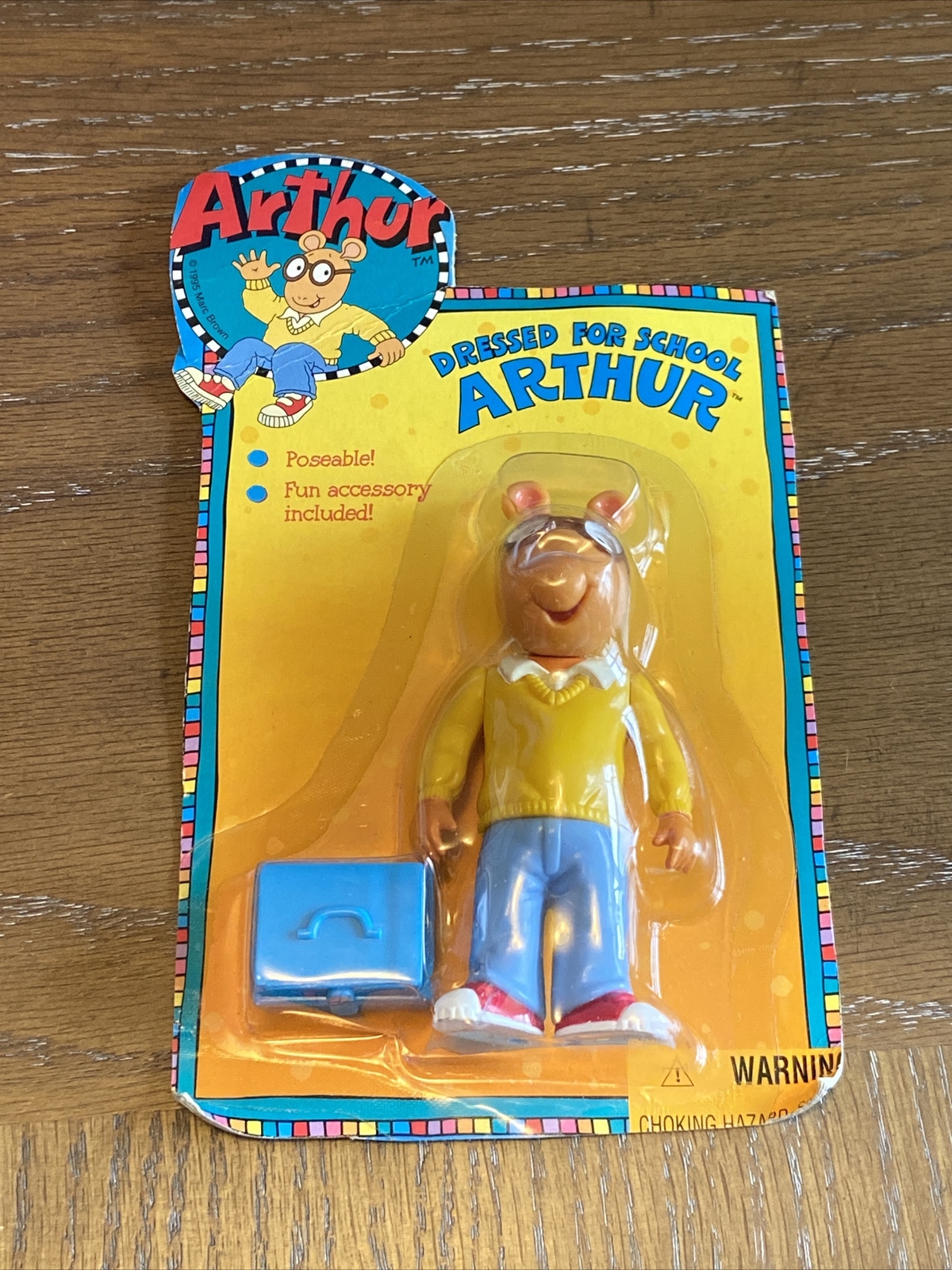 Vintage 1996 Playskool Hasbro Arthur Dressed For School Action Figure ...