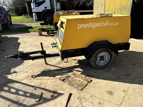 Compressor and Generator Road Road Tow Trailer | eBay UK