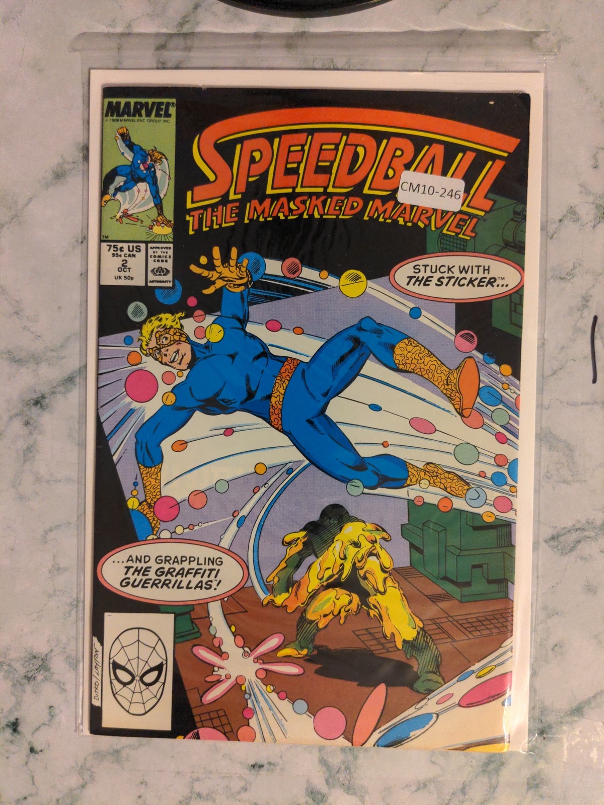 SPEEDBALL #2 8.0 1ST APP MARVEL COMIC BOOK CM10-246 | eBay