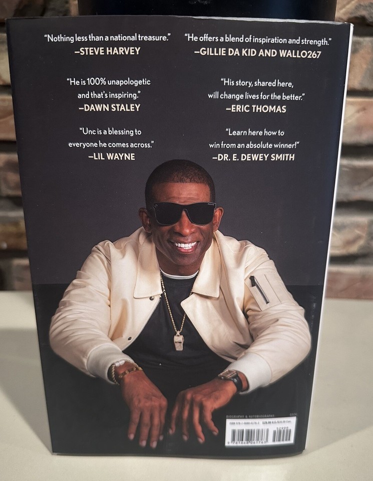 DEION SANDERS Elevate and Dominate SIGNED Hardcover 1ST EDITION Book ...