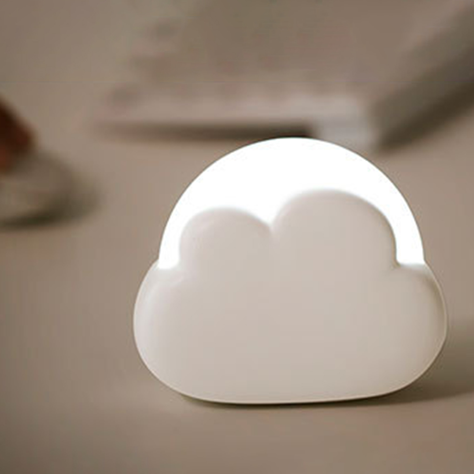 Desk Lamp 4 Gears Dimmable Decorative Cartoon Cloud Mini Bedside Light ...