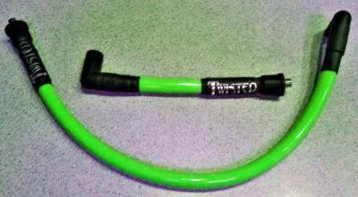 TWISTED 12mm SPARK PLUG WIRES HARLEY SOFTAIL HERITAGE FXST FAT BOY ...