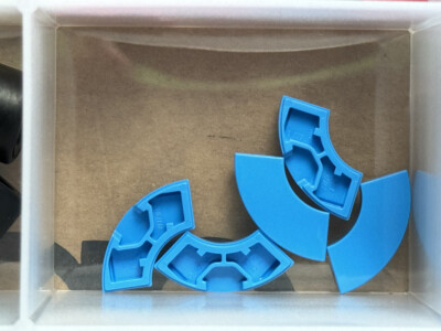 LEGO Parts - Dark Azure Tile, Round Corner 2 x 2 Macaroni - No 27925 ...