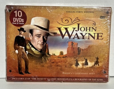 2010 John Wayne Collectors Edition 10 DVD Box Set 22 Movies New Sealed ...