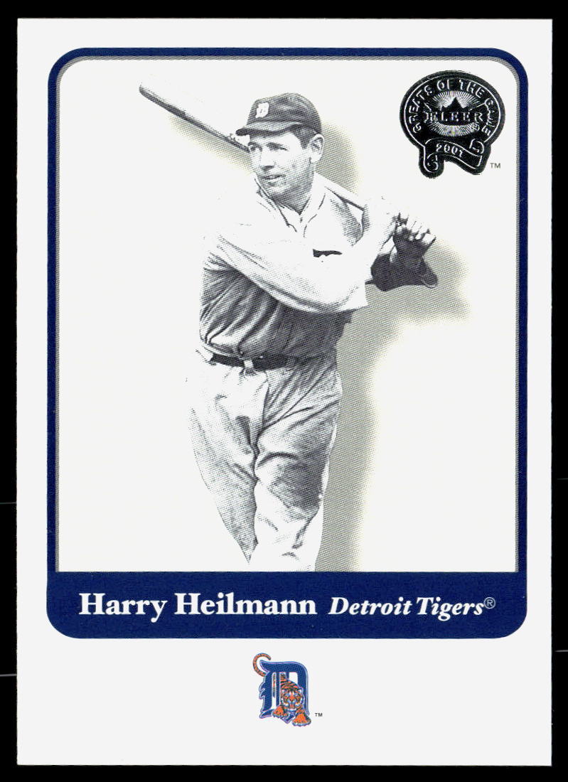 Harry Heilmann 2001 Fleer Greats of the Game #84 | eBay