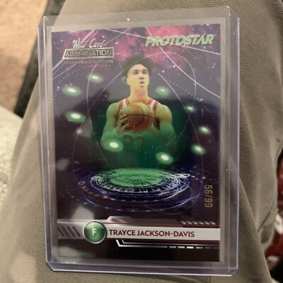 TRAYCE JACKSON-DAVIS - 2022 WILD CARD ALUMINATION - PROTOSTAR - #'d/99 ...