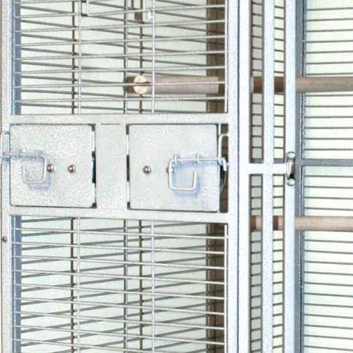 3 Color, NEW Large Corner Parrot Bird Wrought Iron Bird Cage Size R30 ...