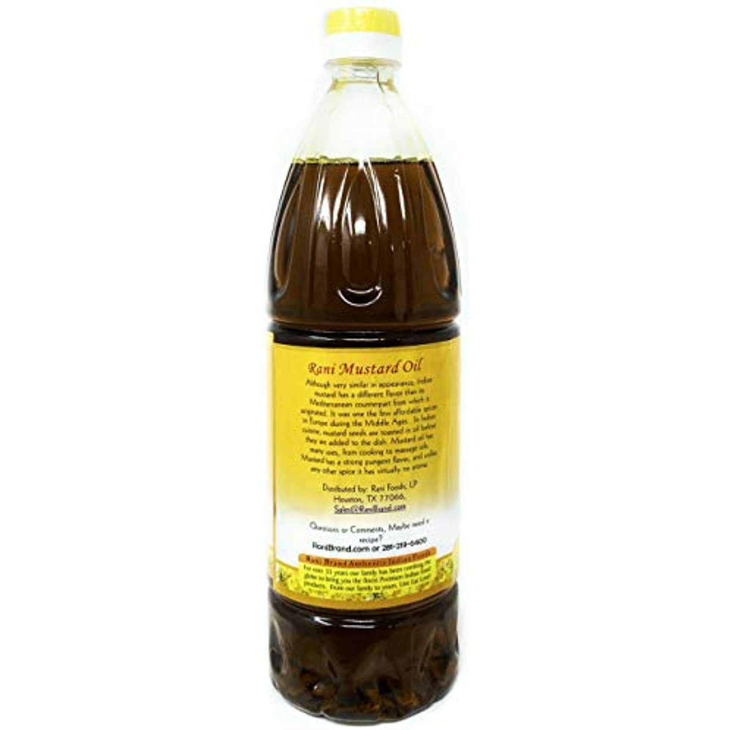 Rani Mustard Oil (Kachi Ghani) 33.8 Ounce (1 Liter) Pack of 12 | eBay