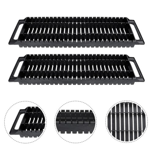 2 Pcs Anti-static Bar Rack Pcb Circuit Board Holder Work Esd Tray Shelf ...