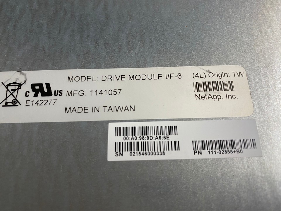 NetApp E-X270800A-R6 Drive 8GB Controller Module I/F-6 | eBay