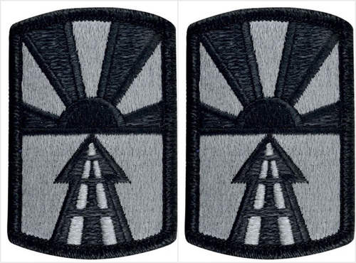 2er-Pack US Army 37th Transportation SPT Group ACU SSI Haken Rückseite ...