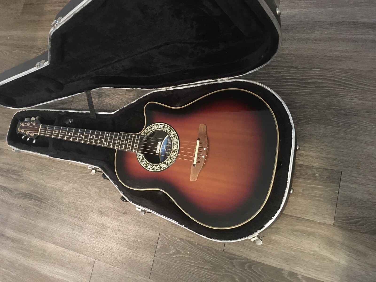 Ovation acoustic electric guitar model 4861 made in Korea 1989 ...