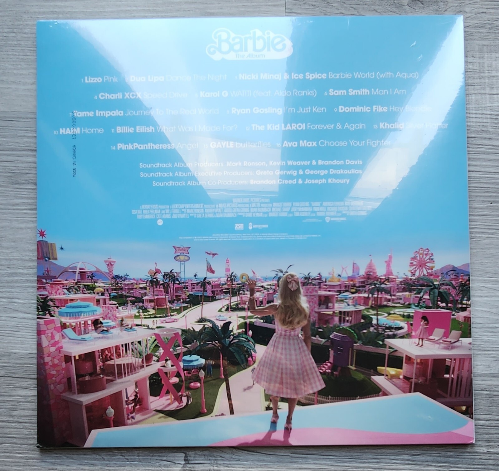 "Barbie The Album" LP Clear Pink Splatter Edition Vinyl WALMART ...