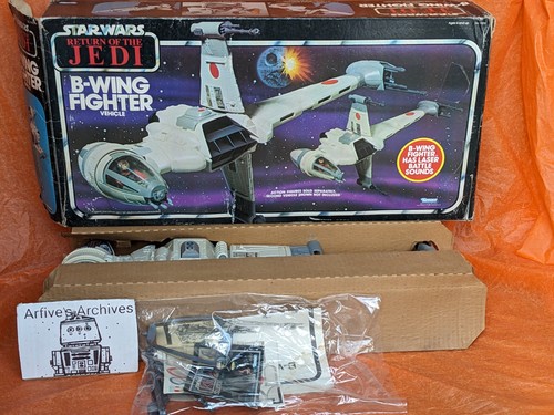 🟠🔴 Vintage Star Wars B WING FIGHTER w box working Kenner 1984 🔴🟠 | eBay