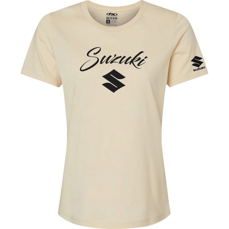 Factory Effex Suzuki Script Womens T-Shirts Lg White 27-87444 | eBay