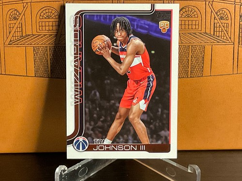 Tre Johnson III, Washington Wizards - 2025-26 Topps Basketball…Rookie ...