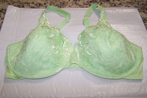 Playtex Curves Bra 40DD Embroidered Lace Lift Underwired Side Smooth ...