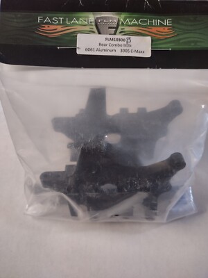 *RARE* BLACK T-MAXX E-MAXX FAST-LANE MACHINE HYBRID BULK-HEAD REAR ...