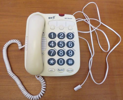 Vintage Analogue BT Big Button Landline Telephone 871564 REN 1:5. | eBay UK