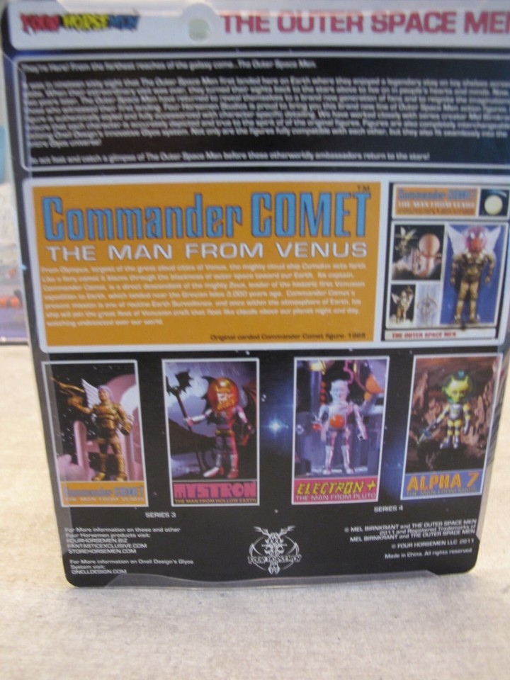 NEW Colorforms Aliens Four Horsemen Outer Space Men COMMANDER COMET ...