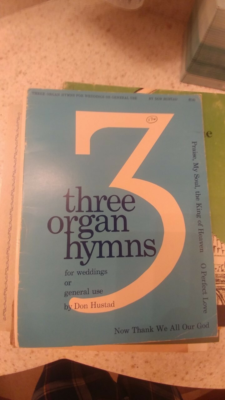 Don Hustad: 3 Organ Hymns; organ (Hope) | eBay