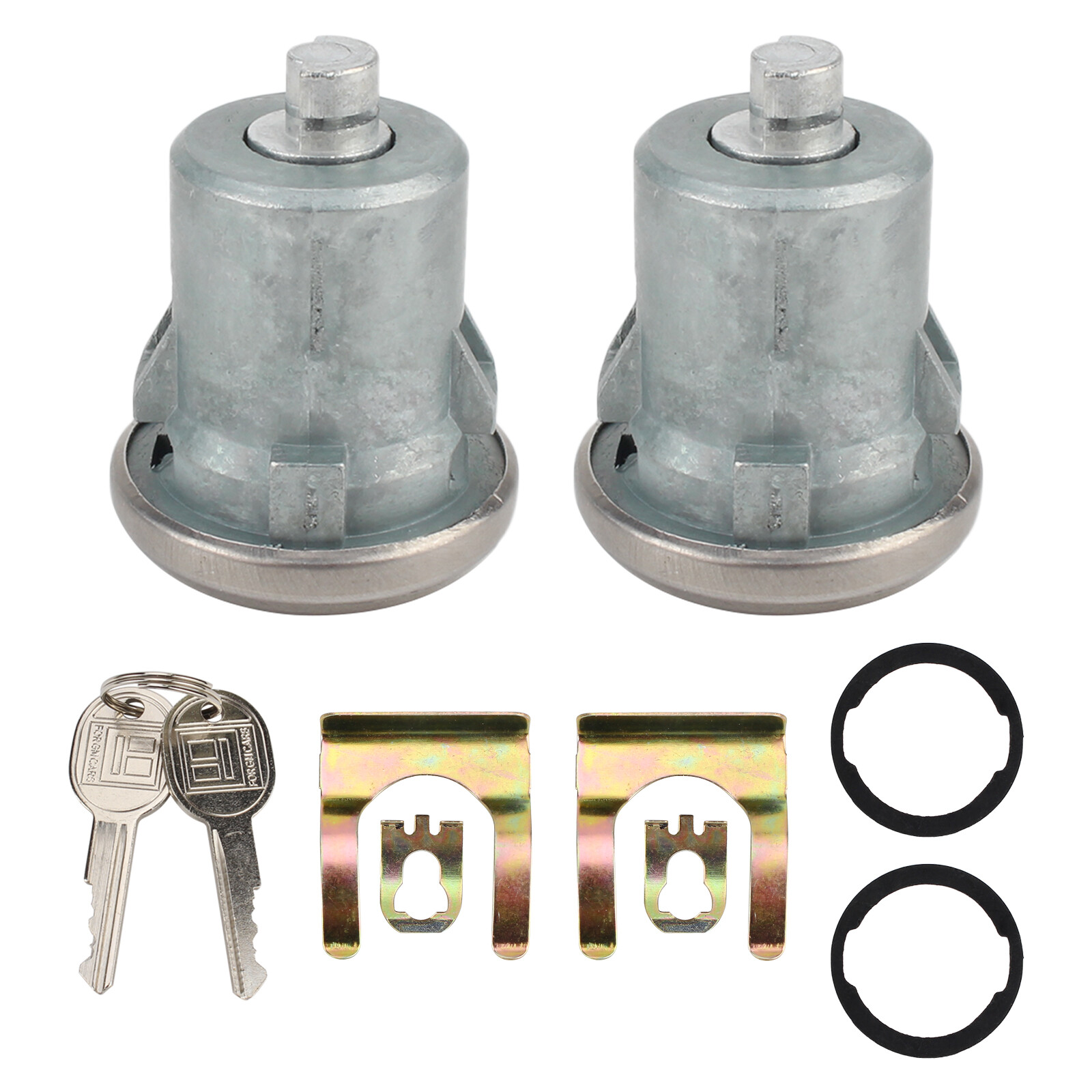 2pcs Door Lock Cylinder Set For Chevrolet Truck / C10 C20 C30 GMC 1500 ...