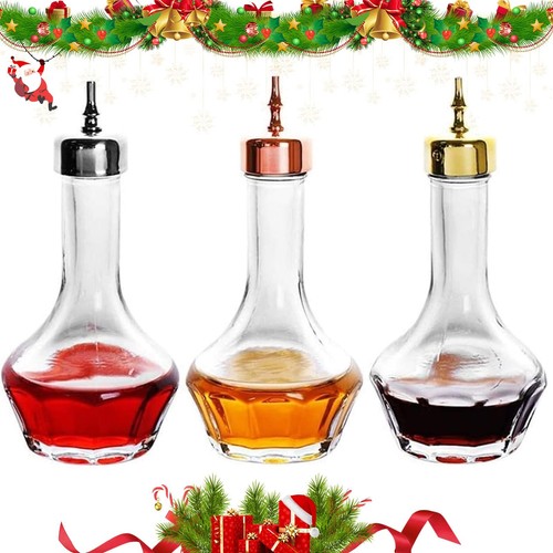 Bitters Bottle Set Glass Dash Bottle With Dasher Top 1.7oz Professional ...