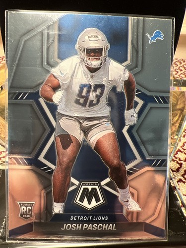 2022 Mosaic Josh Paschal RC Rookie #388 Detroit Lions | eBay