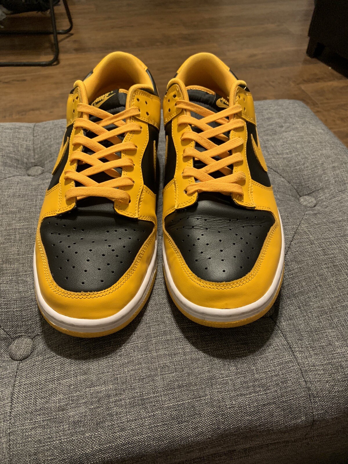 Nike Dunk Low Championship Golden Rod Size 14 DD1391-… - Gem