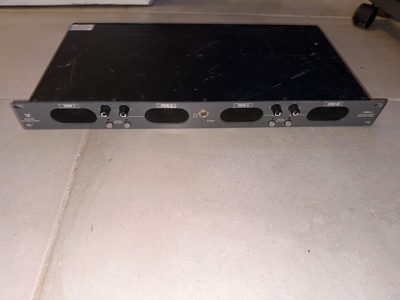 Wohler Technologies VMQ-4 Analog Audio Monitor Panel VMQ4 Speaker ...