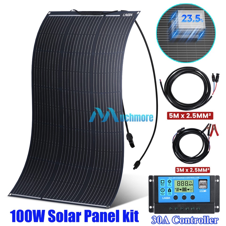 200W 400W Watt Solar Panel Kit 5000W Solar System for Home Solar Power ...
