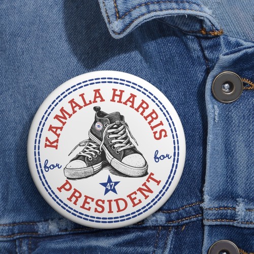 Madam President Converse Shoes Kamala Harris for President Circle ...
