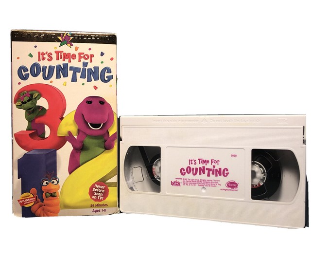 Barney - Its Time For Counting (VHS, 1998) for sale online | eBay