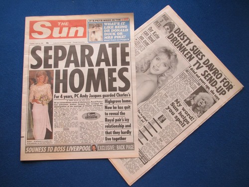 ' The Sun ' Complete original Newspapers 1991 - Your Birthday ? Page 3 ...