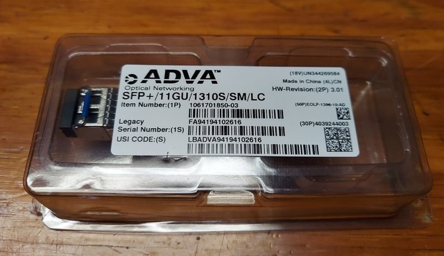 ADVA 1061701850-03 SFP /11GU/1310S/SM/LC *GG9922 for sale online | eBay