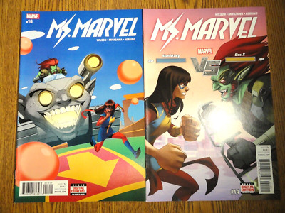 Ms.Marvel #14,16 Lot De 2 Kamala Khan Wilson Miyazawa 1st Imprimé ...